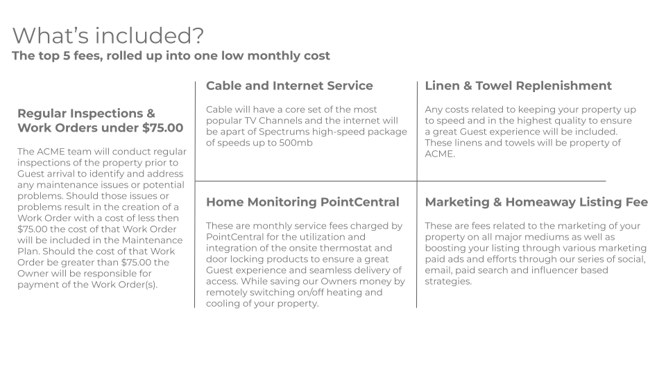 ACME 360 Service Bundle Overview