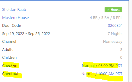 How to Add Early Check in or Late Check out - Track
